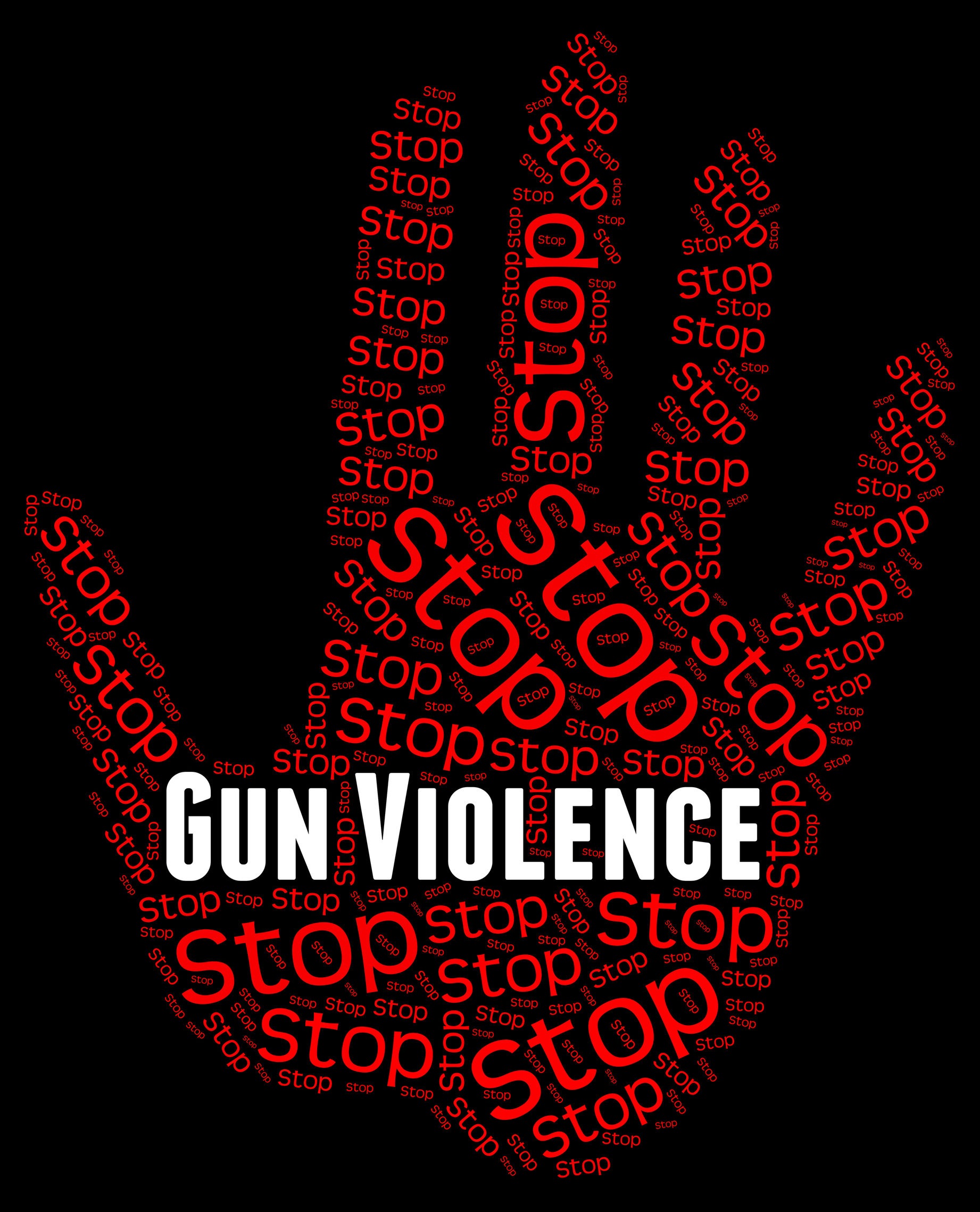 Stop Gang Violence Poster