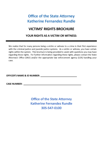 Victims Assistance Programs - Office of Miami-Dade State Attorney ...